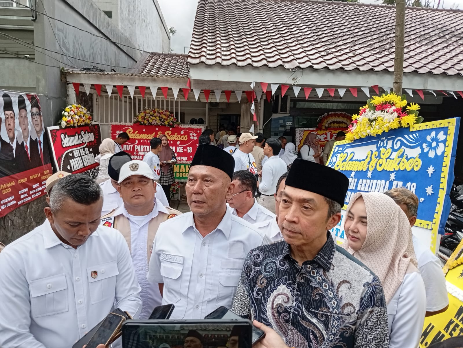 Dedie–Jenal Hadiri HUT ke-18 Gerindra, Bahas Perjuangan Kesejahteraan ...